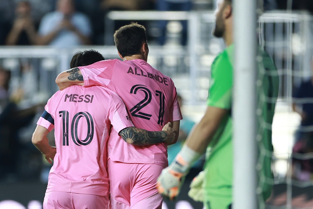 Tadeo Allende convirtió su primer gol la camiseta de Inter Miami