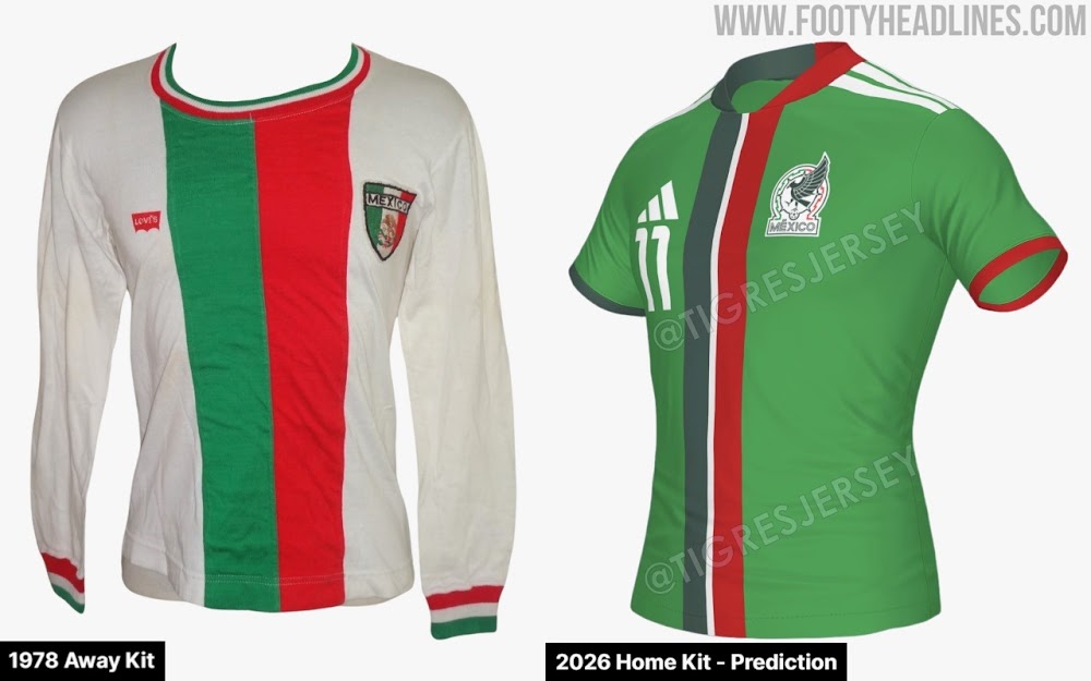 ¡Bomba! Se filtra la nueva camiseta titular de la Selección de México para el Mundial 2026