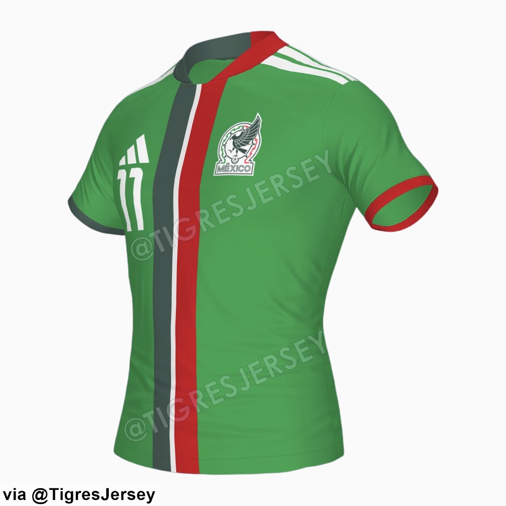 Se filtraron las camisetas titular y suplente de la Selección de México ...
